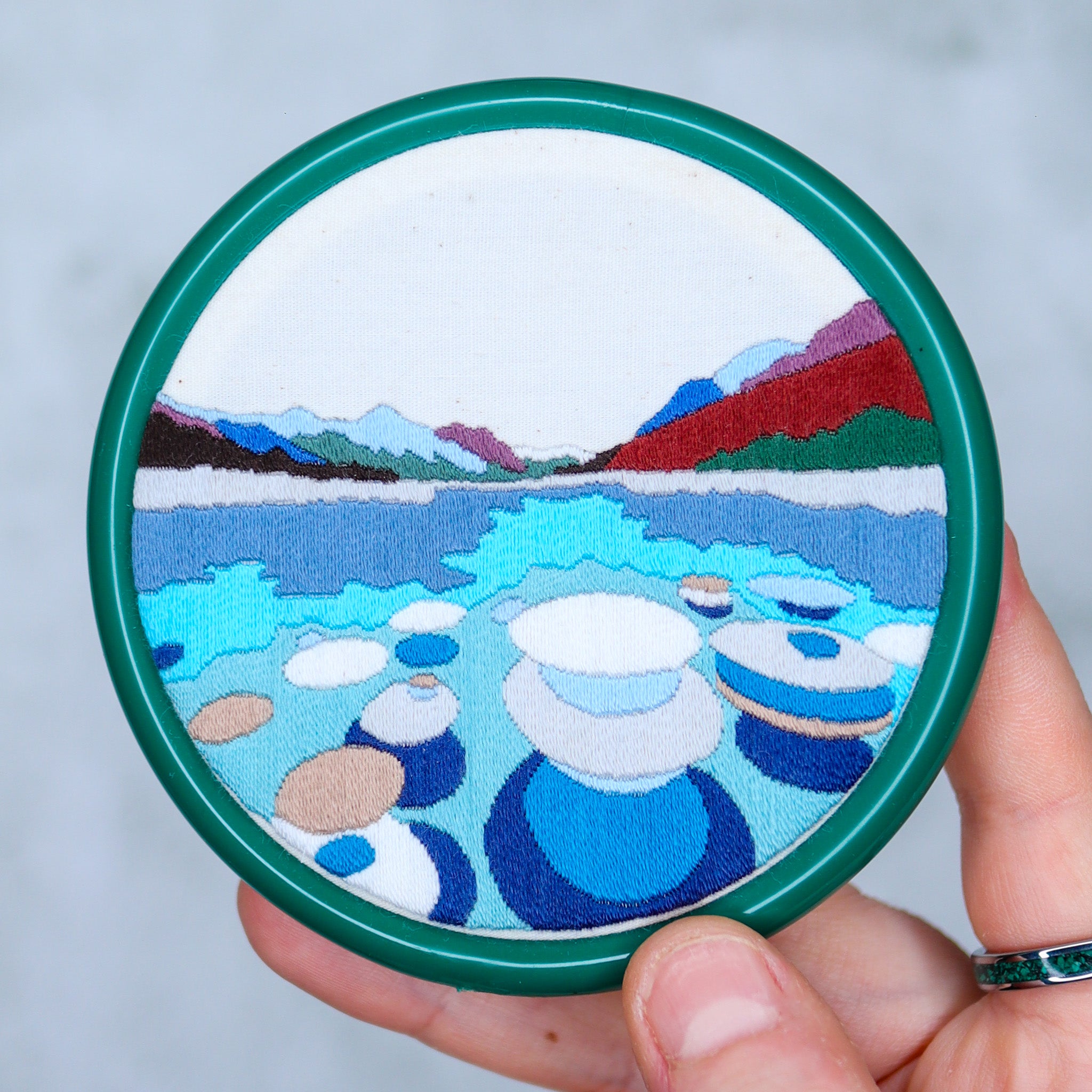 Abraham Lake Embroidery Pattern – VIKASSPACE