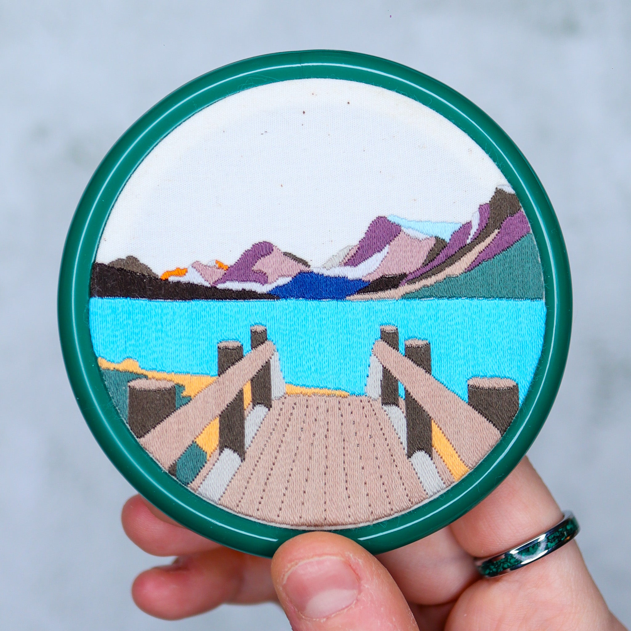Bow Lake Embroidery Pattern – VIKASSPACE